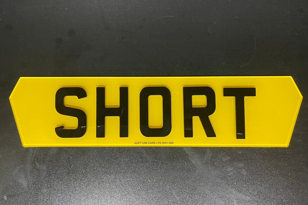 Short Hex Number Plate Lambo Style Fully Road Legal Just Number short-hex-number-plate-lambo-style-fully-road-legal-just-number
