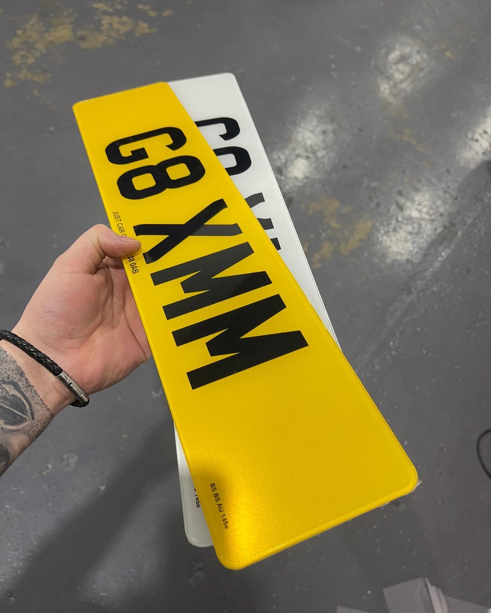 Printed Number Plate | Available from Just Number Plates
